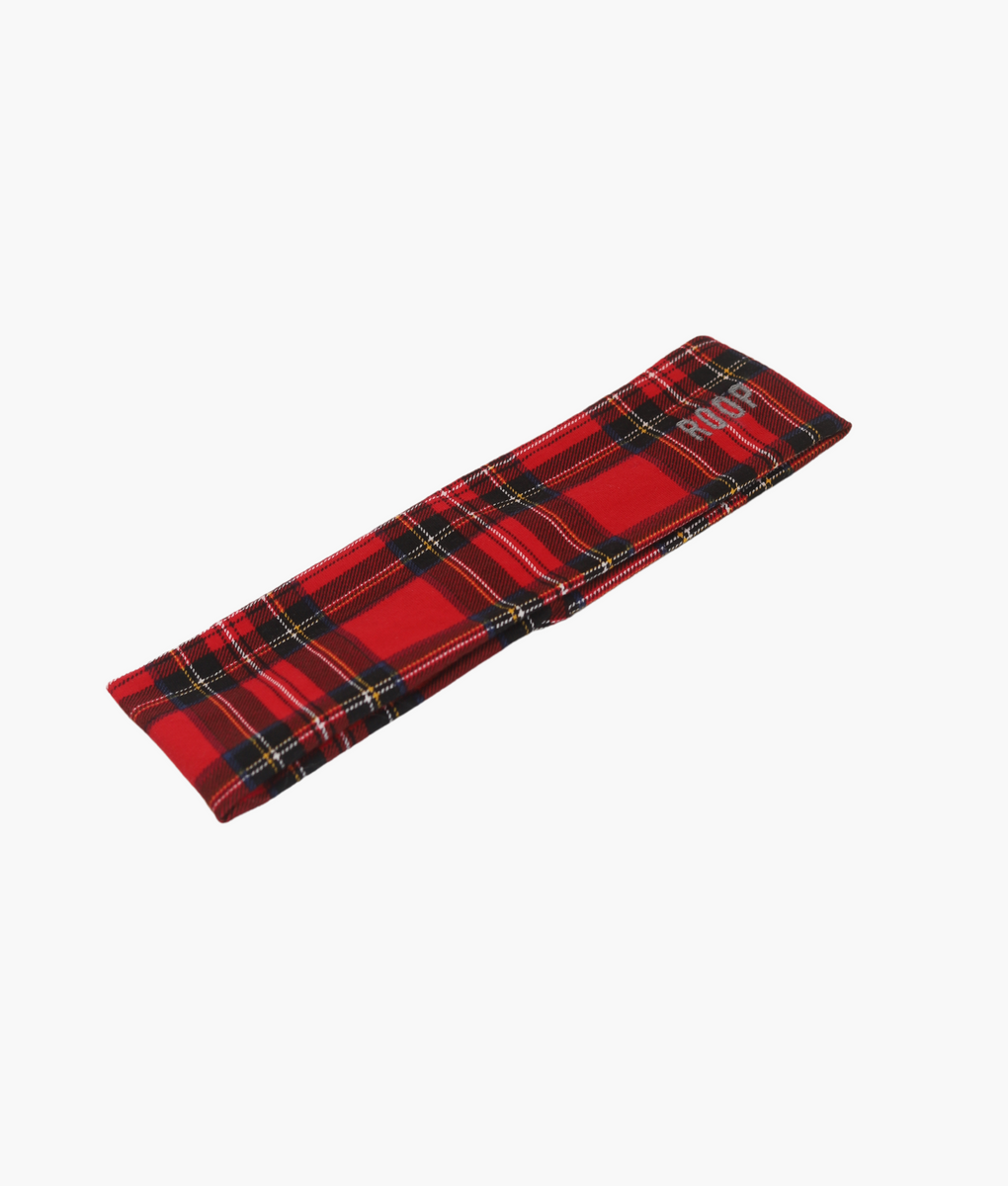 Jennifer headband in red tartan – ROOP