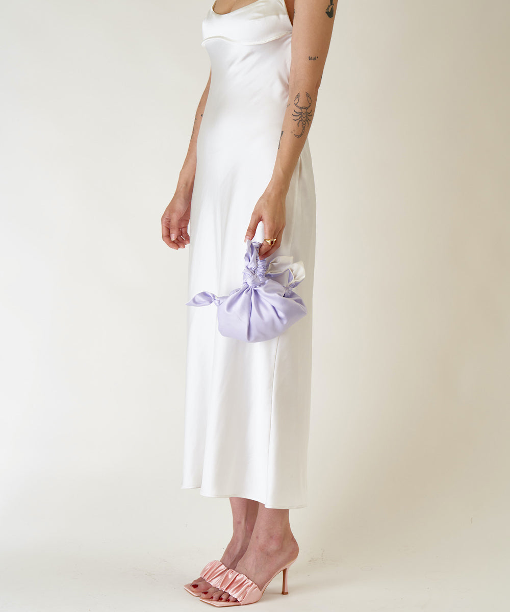 Bamboo silk baby furoshiki bag in ivory – ROOP